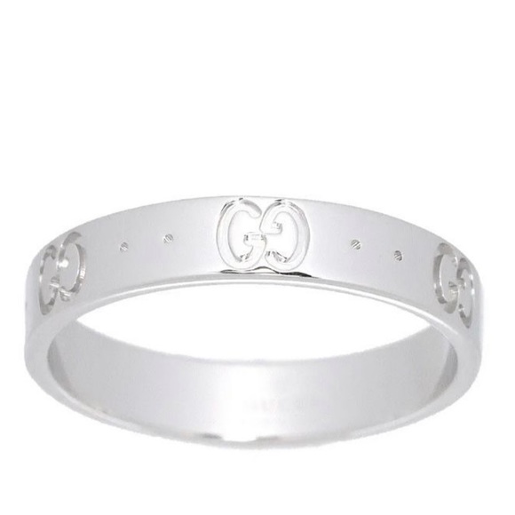 Gucci | Accessories | Gucci White Gold Ring | Poshmark